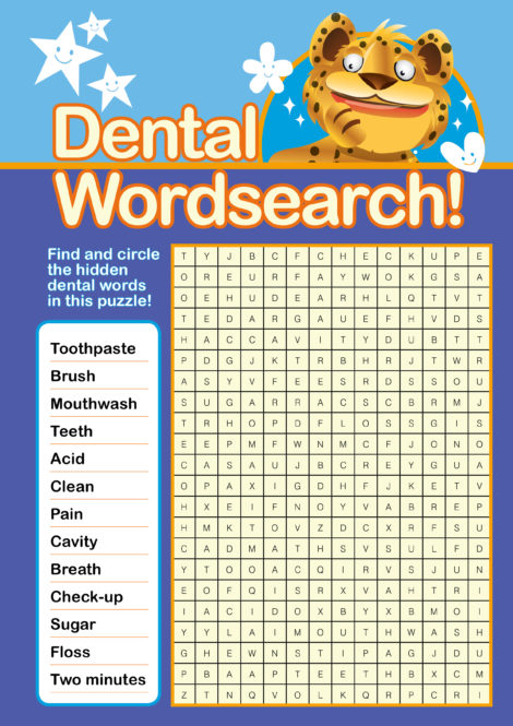 A4 Wordsearch activity sheet - DPAS